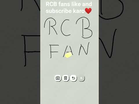 beautiful RCB logo drawing #art #Drawing-n5d