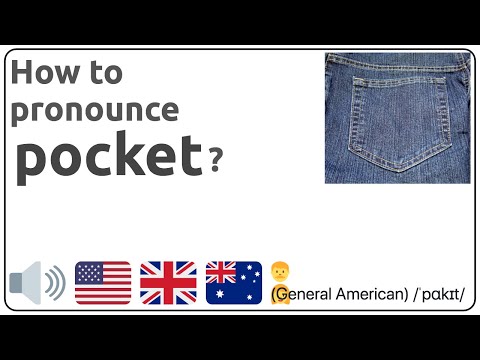 How to pronounce pocket in english?
