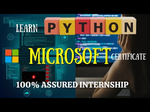 Python Courses With Microsoft Certificate #shorts