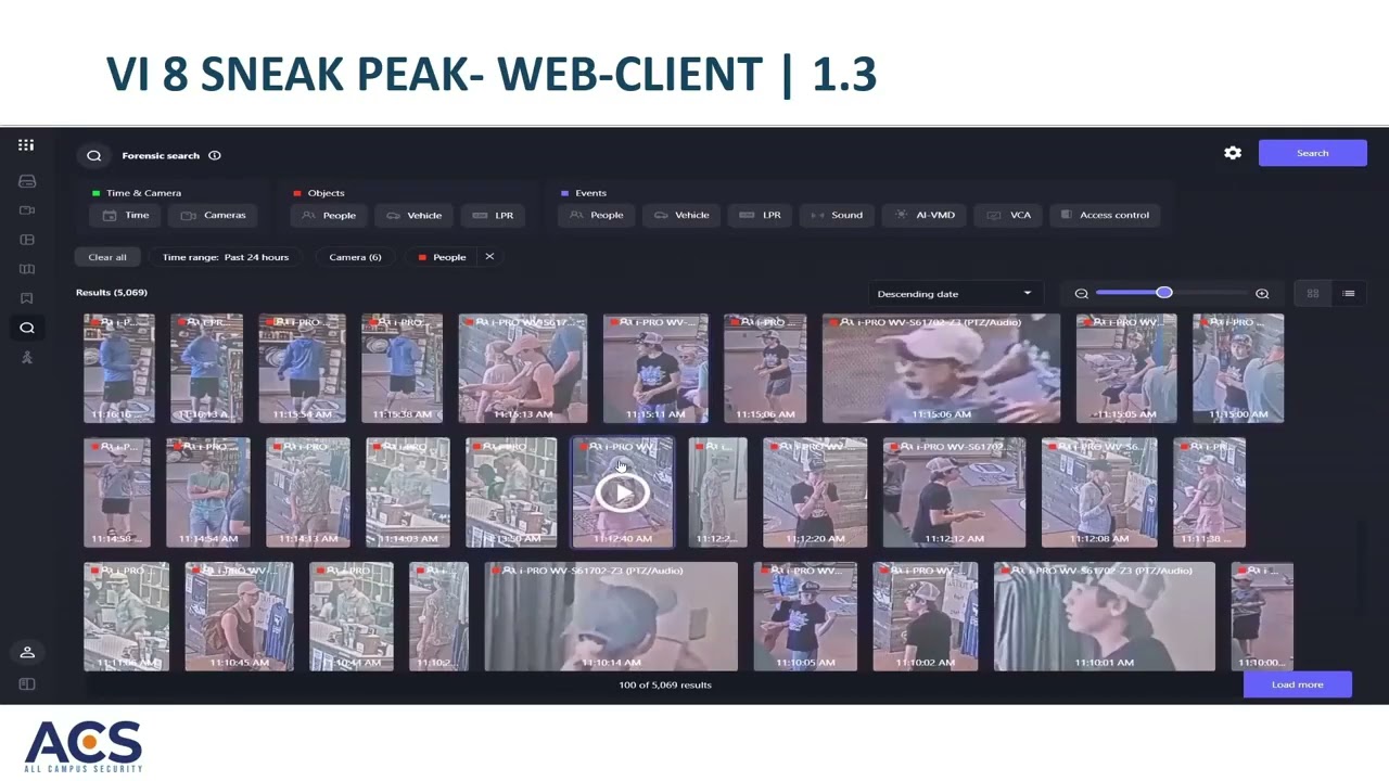 ACS Video Insight version 8  Demo