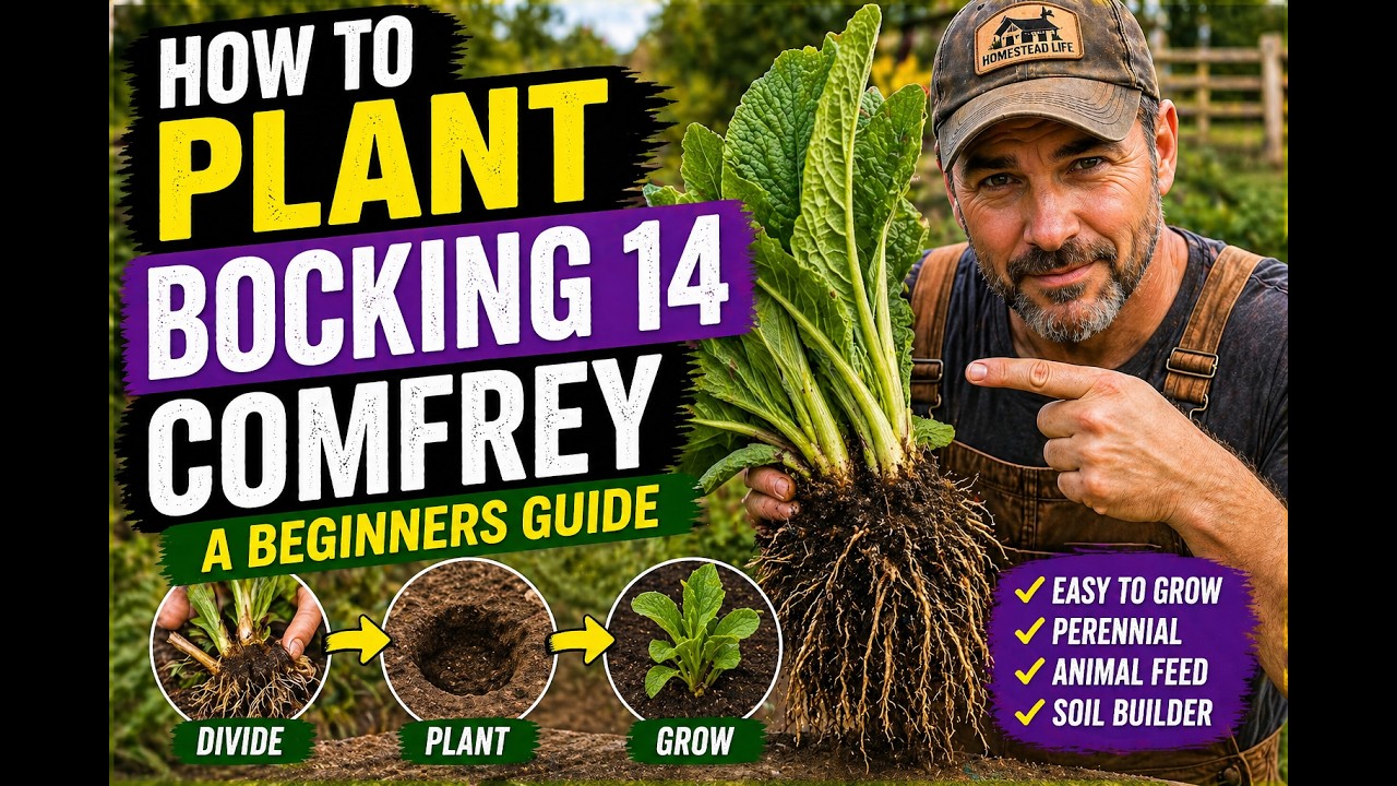How To Plant  Bocking 14 Comfrey ; A Beginners Guide