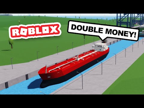 Buying a OIL TANKER SHIP Doubles My Money in ROBLOX SHIPPING LANES