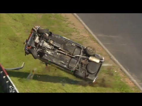 BMW Driver Walks Away From Rollover Crash at the Nürburgring