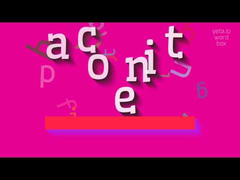 How to say "aconite"! (High Quality Voices)