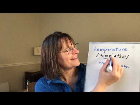 How to Pronounce Temperature