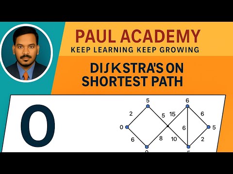 Problems on Dijkstra's Algorithm | Graph Theory | Paul Academy
