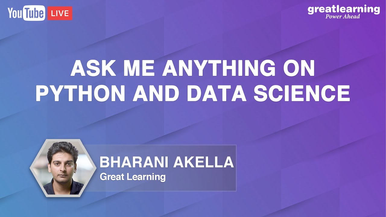 Ask me Anything on Python and Data Science | Great Learning