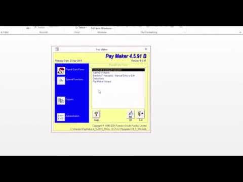 How to Generate FRCA EMS Files using PayMaker.