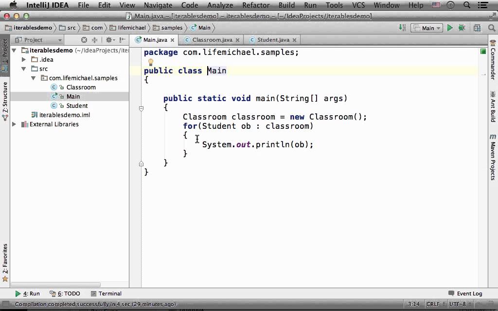 Implementing The Iterable Interface