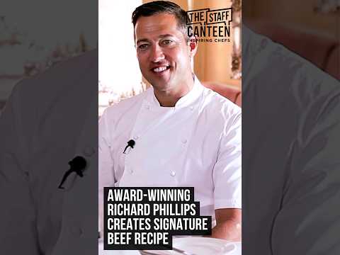 British chef Richard Phillips creates seasonal beef recipe with celeriac