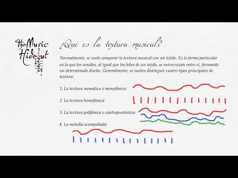 La textura musical | Sin Libros