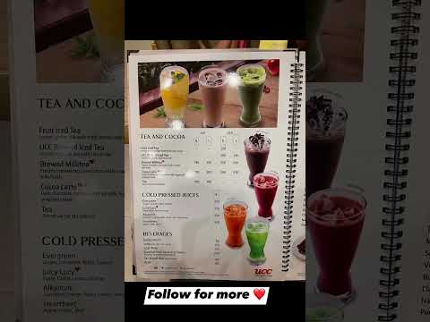 UCC CAFE Menu and Price Info 👀🏷️ #UCC #UCCCAFE #Menu #Price #AlabangWest