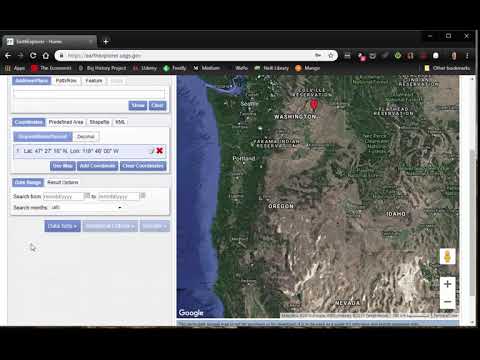 Using EarthExplorer