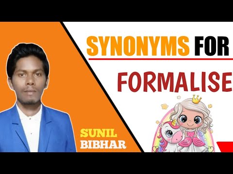 ||FORMALISE SYNONYMS WORD|औपचारिक समानार्थी शब्द||