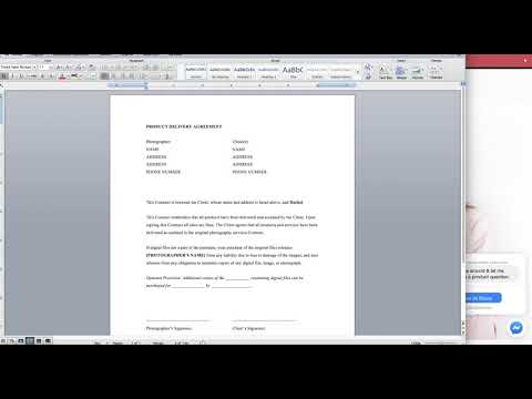 Photography Contract Template Download - How to Use TheLawTog®