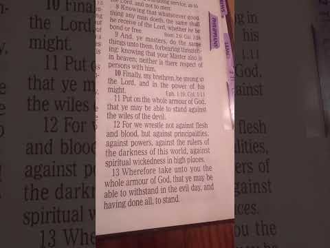 Ephesians 6:11-12 KJV Put On The Whole Armor Of God And Stand Firm