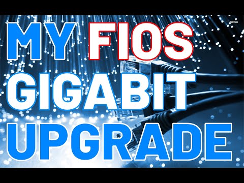 MY FIOS GIGABIT INTERNET UPGRADE! 😃