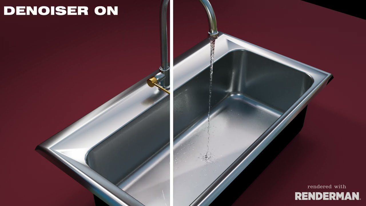 Houdini Tap Water Simulation | Pixar Renderman Render