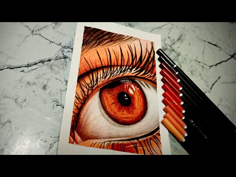 Eye drawing timelapse