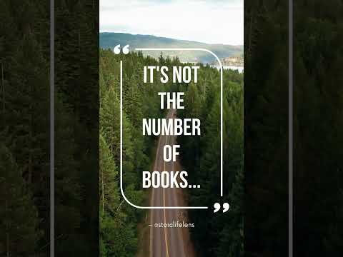 Stoic Quotes: Quality Over Quantity #Books #quality #dailyinspiration #motivation #stoicismquotes
