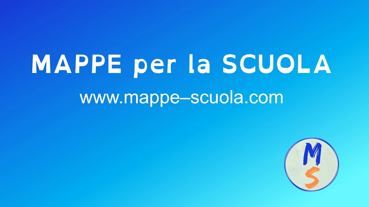 MAPPE per la SCUOLA: PRESENTAZIONE SITO