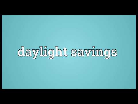 Daylight savings Meaning | Wordogram