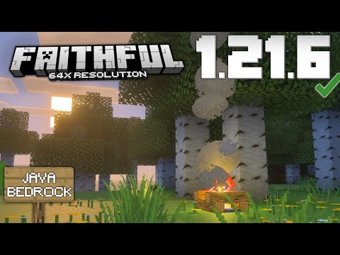 Faithful 64x 1.21.6 Texture Pack Download | MCPE, Java & Bedrock