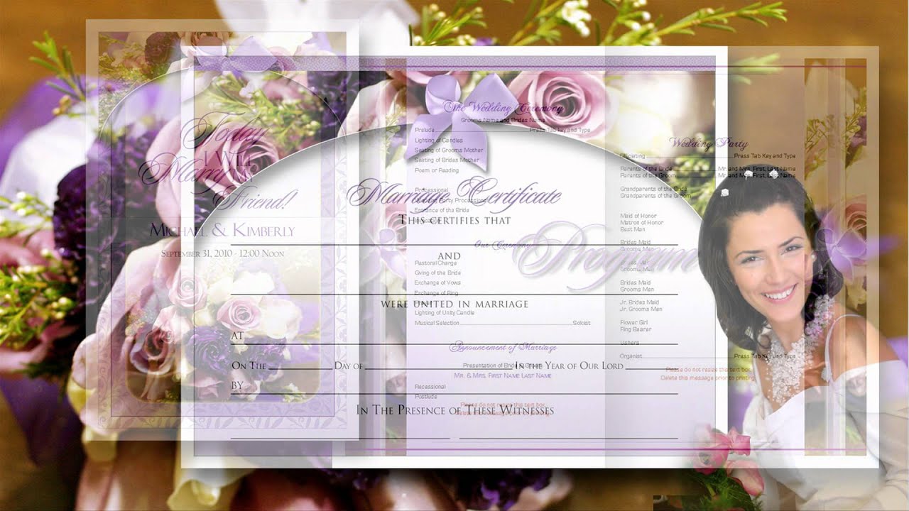 Free Wedding Programs | Cheap Wedding Programs