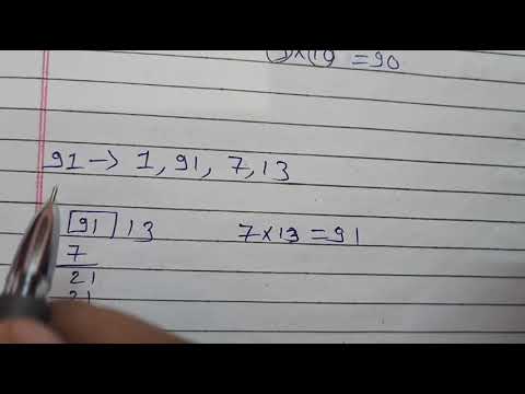 factors of 91