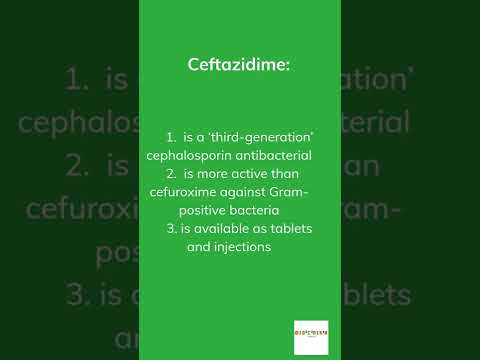 What is Ceftazidime?-#shorts