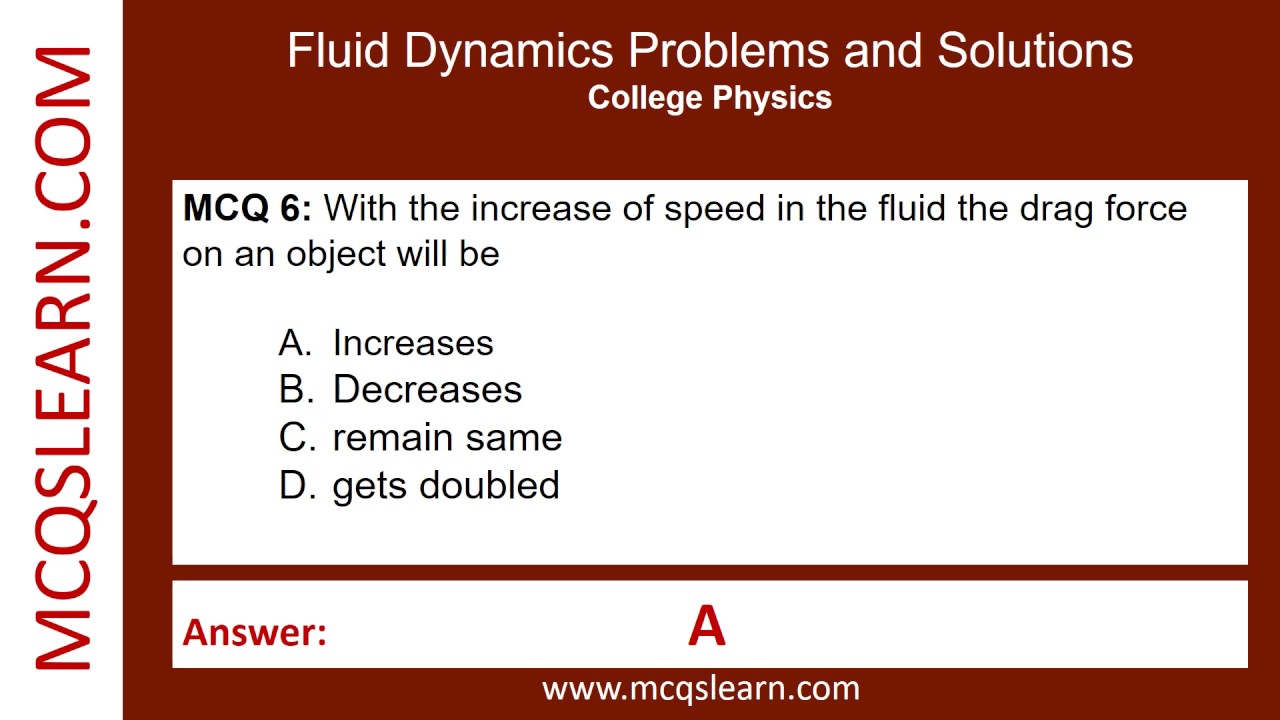 Fluid Dynamics Notes Questions & Answers | Fluid Dynamics PDF Notes | Class 11–12 | Ch 10 MCQs | App