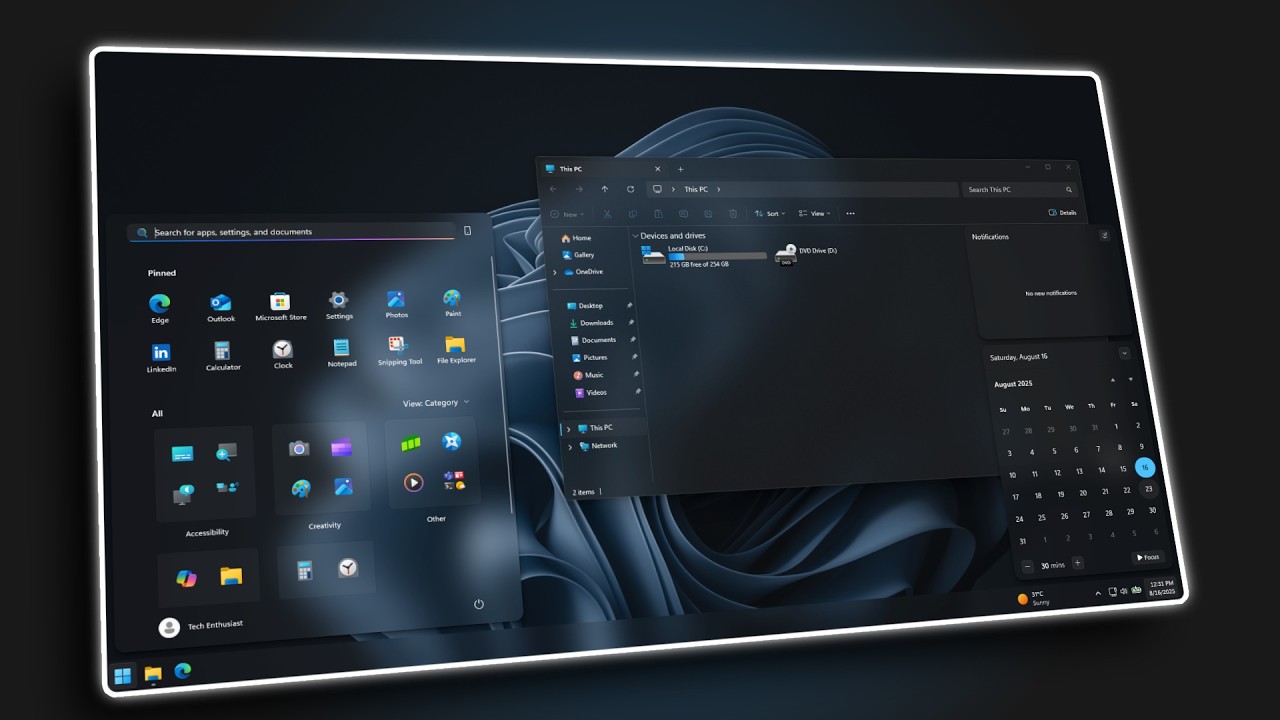 Make Windows 11 See-Through in Seconds!