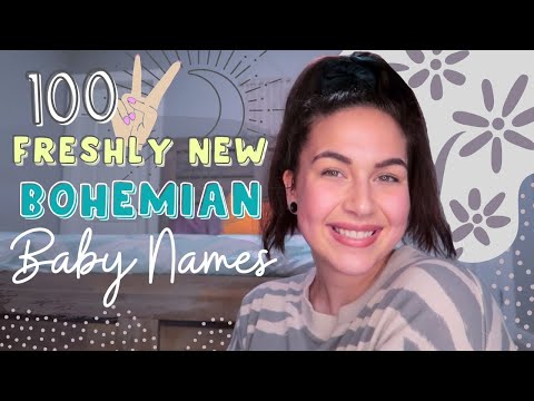 100 FRESHLY NEW BOHO BABY NAMES For boys & Girls | Unique Earthy, Nature Baby Name Trend 2021!