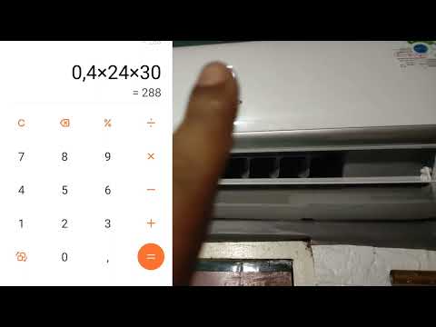 BIAYA LISTRIK AC 1/2 PK PER BULAN