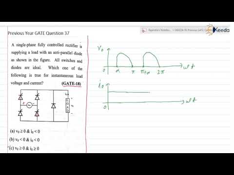 Mastering Power Electronics : GATE Previous Year Problems Solving - Question 37 Video Lecture ...