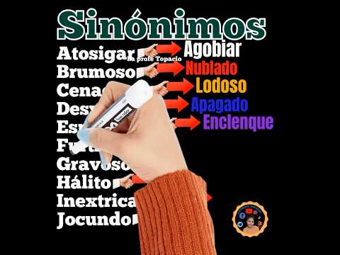 Sinónimos que debería conocer. Atosigar. #sinonimos #profetopacio #13demarzo #ortografia #palabras