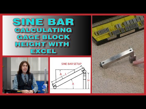 Sine Bar: Calculating Gage Block Height With Excel