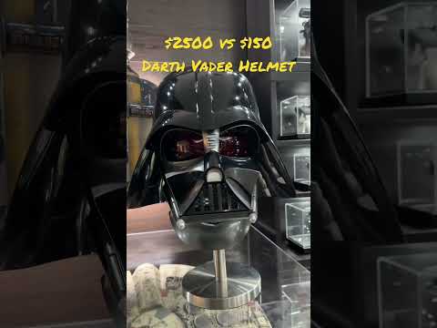 $2500 Vader Helmet vs $150 Black Series?! #blackseries #darthvader