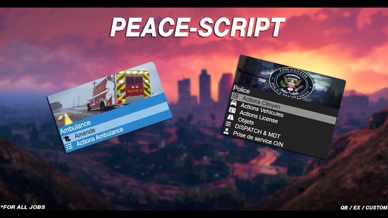 [QB - ESX - CUSTOM] JobsMenu - BEST JOBMENU SYSTEM - FiveM Releases ...