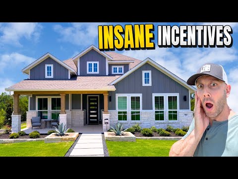 Tour This New Construction Home Near Austin, TX Offering Huge Buyer Incentives!