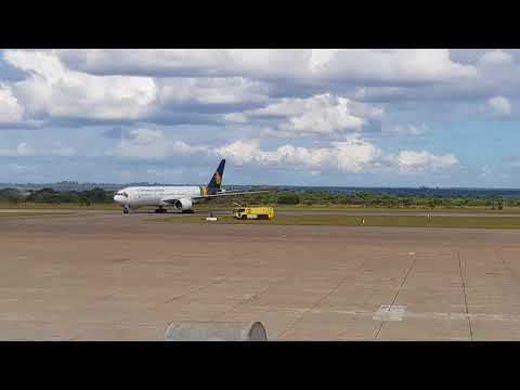 Zimbabwe Airways landing for the first time @ Harare International Airport
