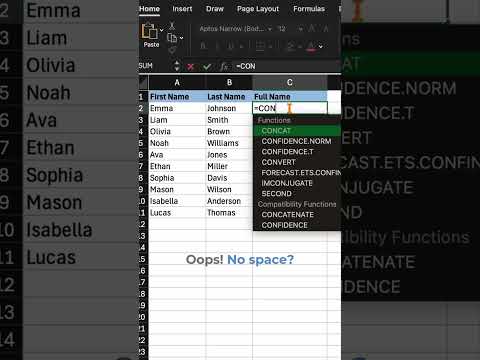Still Using CONCATENATE? Try This Instead! #exceltips
