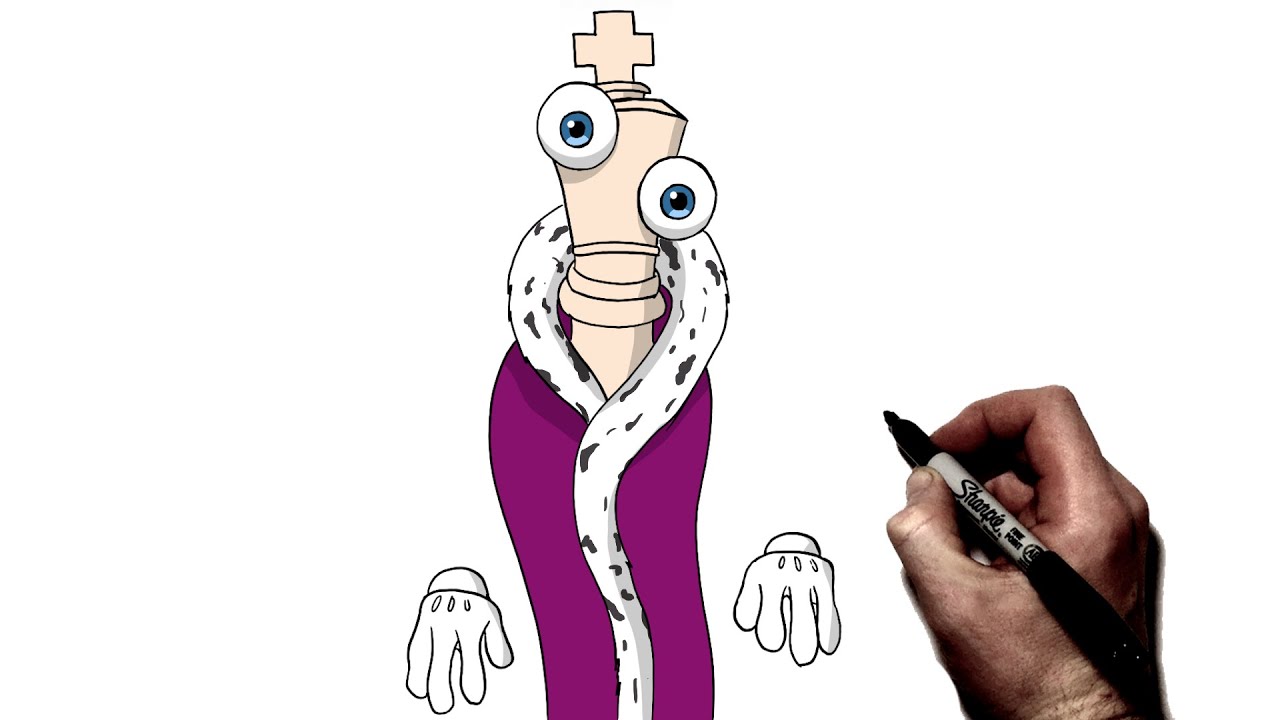 How To Draw Kinger | Step By Step | Amazing Digital Circus