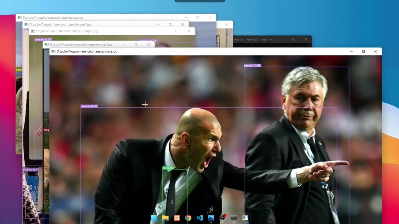 Chapter 07-02 - YOLOv7 Object Detection on image (GPU Mode)