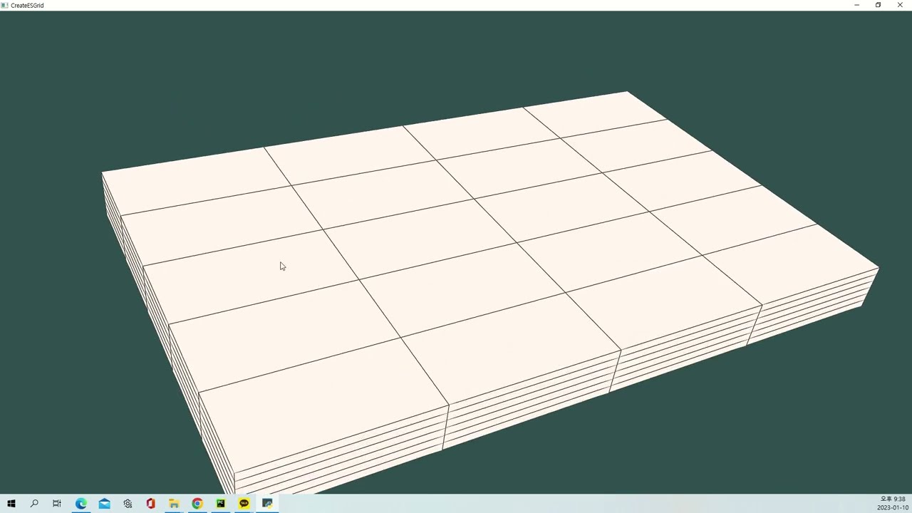 VTK Python Example - CreateESGrid