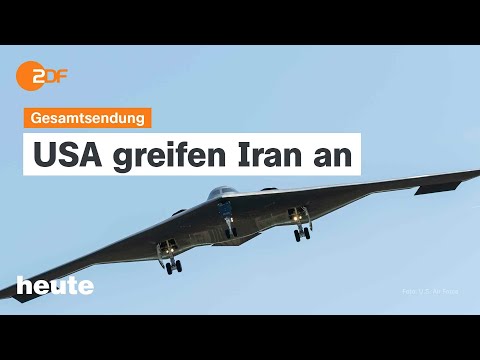 heute 19:00 Uhr vom 22.06.2025 USA greifen Atomanlagen im Iran an