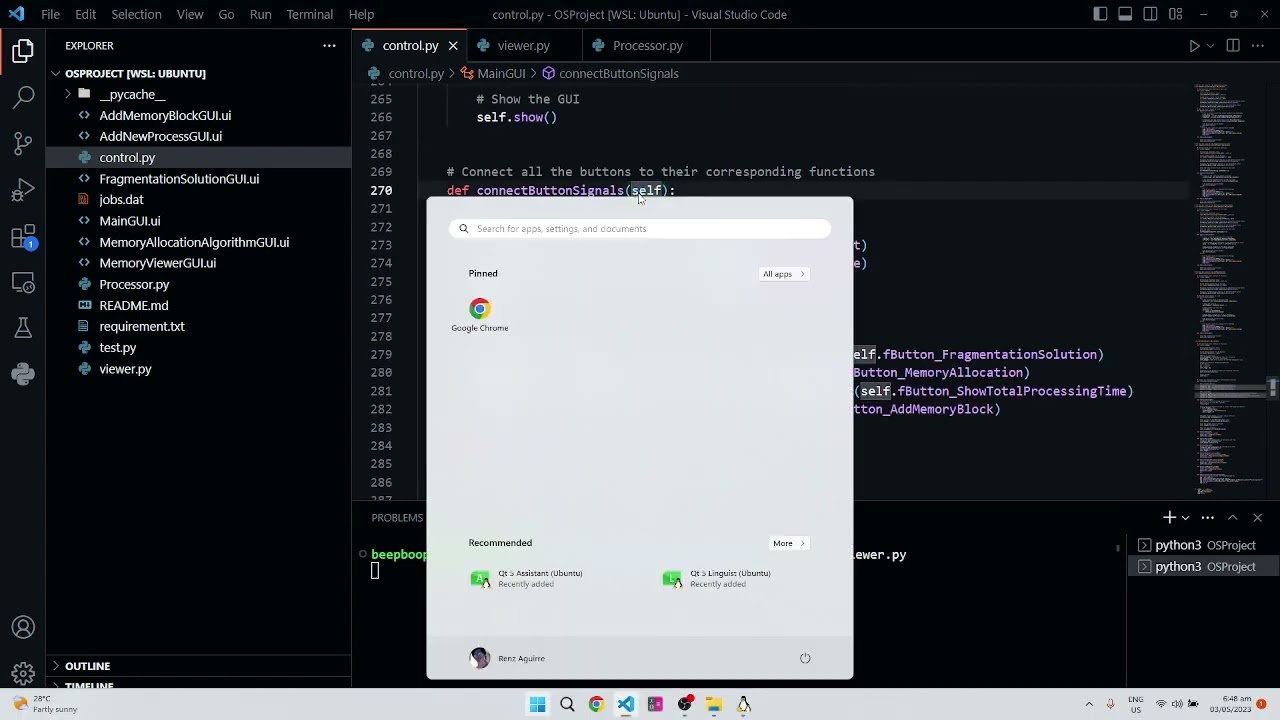 Memory Management  Simulation