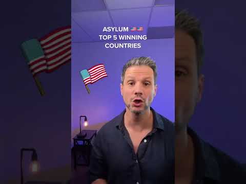🇺🇸 ASYLUM IN USA: Top 5 Winning Countries #asylum #border #immigration #immigrationlawyer #shorts