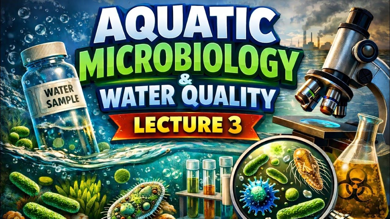 Aquatic Microbiology Lecture - 3 | Phytoplankton in Freshwater Ecosystems  and Their Importance