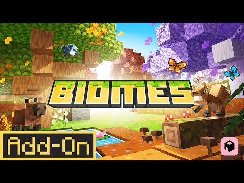 BIOMES ADDON: 13+ NEW Biomes Added to Minecraft Bedrock Edition Survival